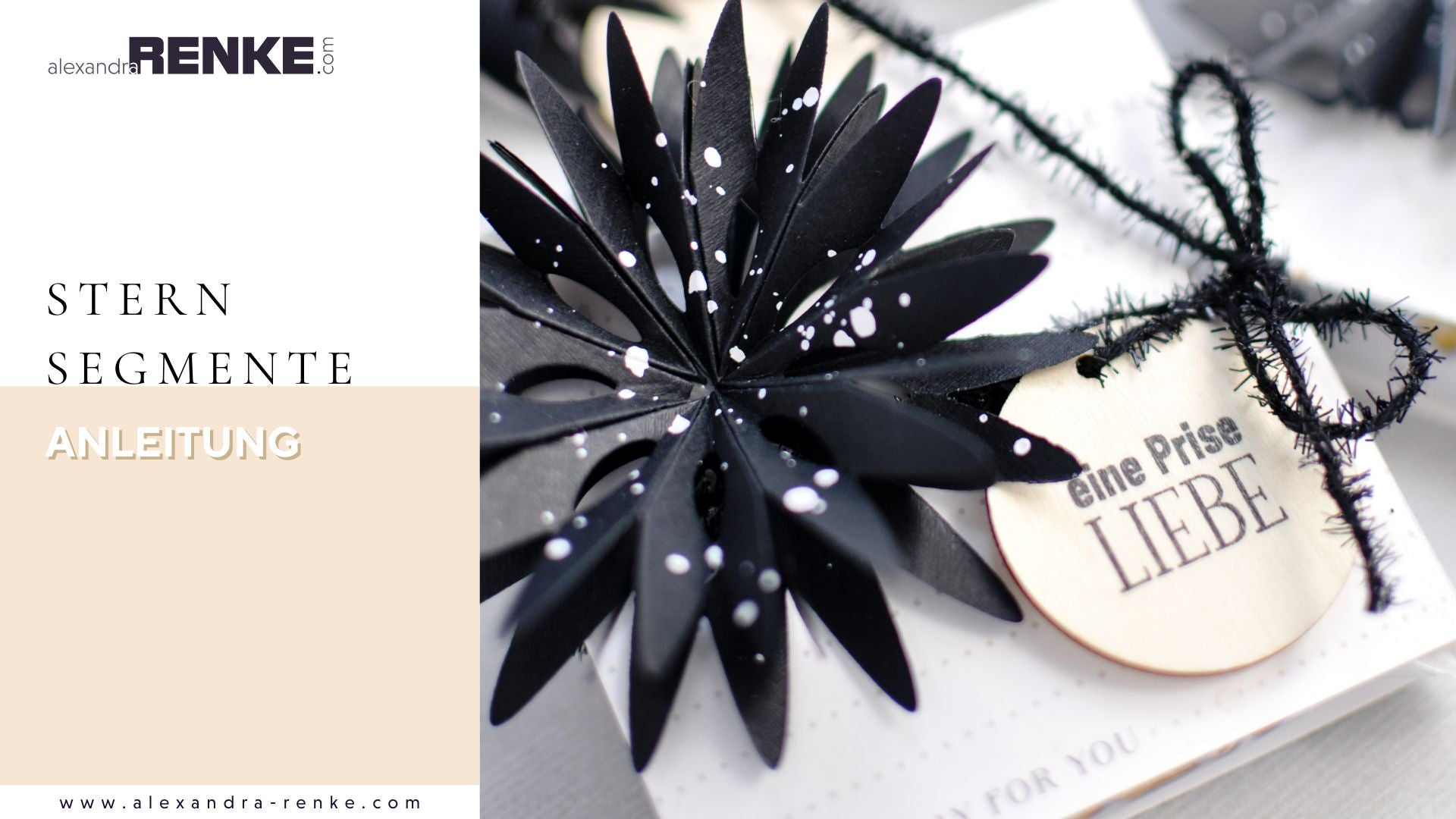 Stanze Sternsegment Punkte groß – alexandrarenke