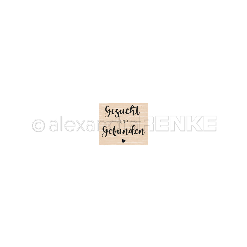 Wooden stamp Gesucht und gefunden – alexandrarenke